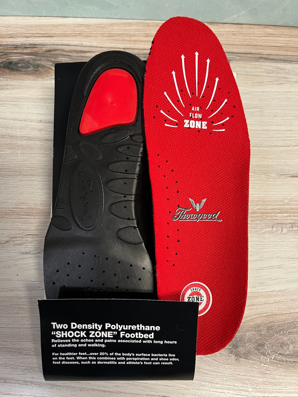 Thorogood Red Shock Zone Insoles 889-8000 — Boyers BootnShoe
