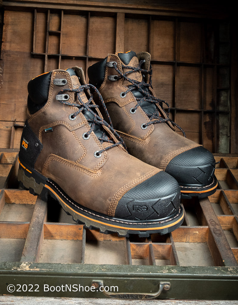 Timberland PRO Boondock 6" WP Soft Toe Work Boot 92673 — Boyers BootnShoe